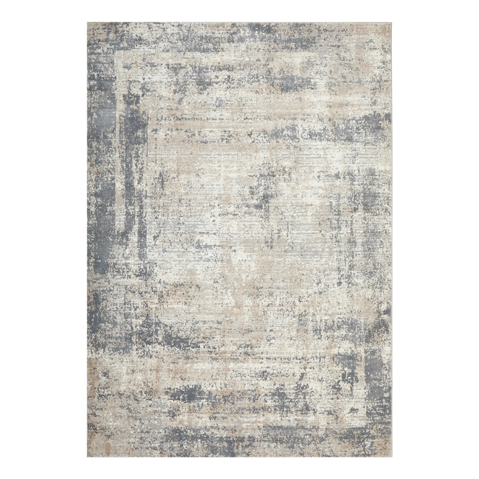Fabric Grey Floor Rugs