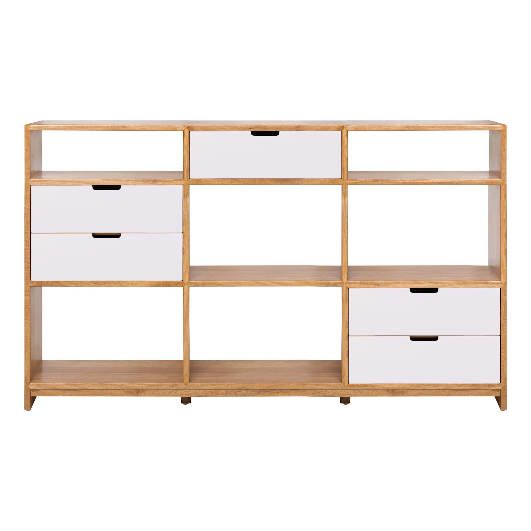 Mid Century Mangowood Bookcases