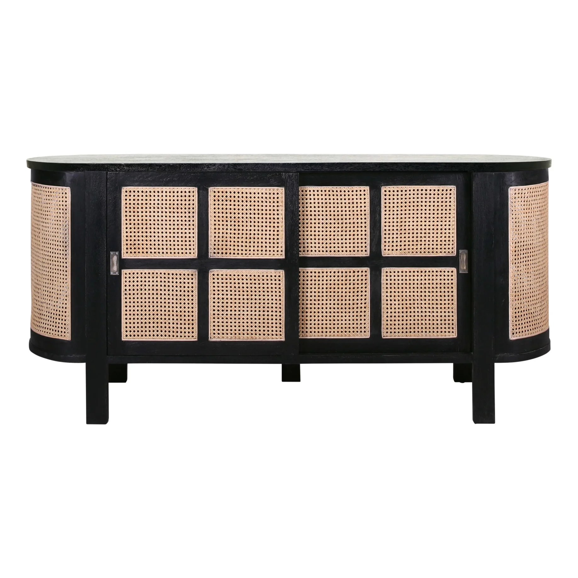 Black Rattan/Wicker Buffets and Sideboards